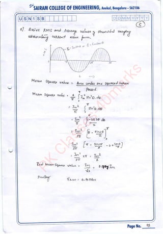 Basic Electrical Engineering Short notes | PDF