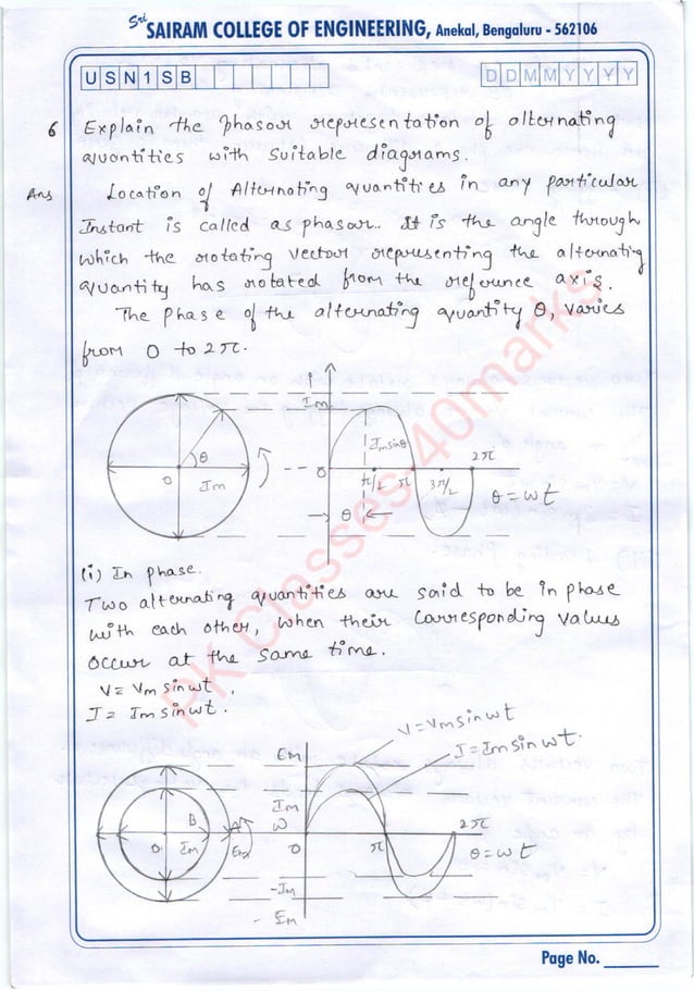 Basic Electrical Engineering Short notes