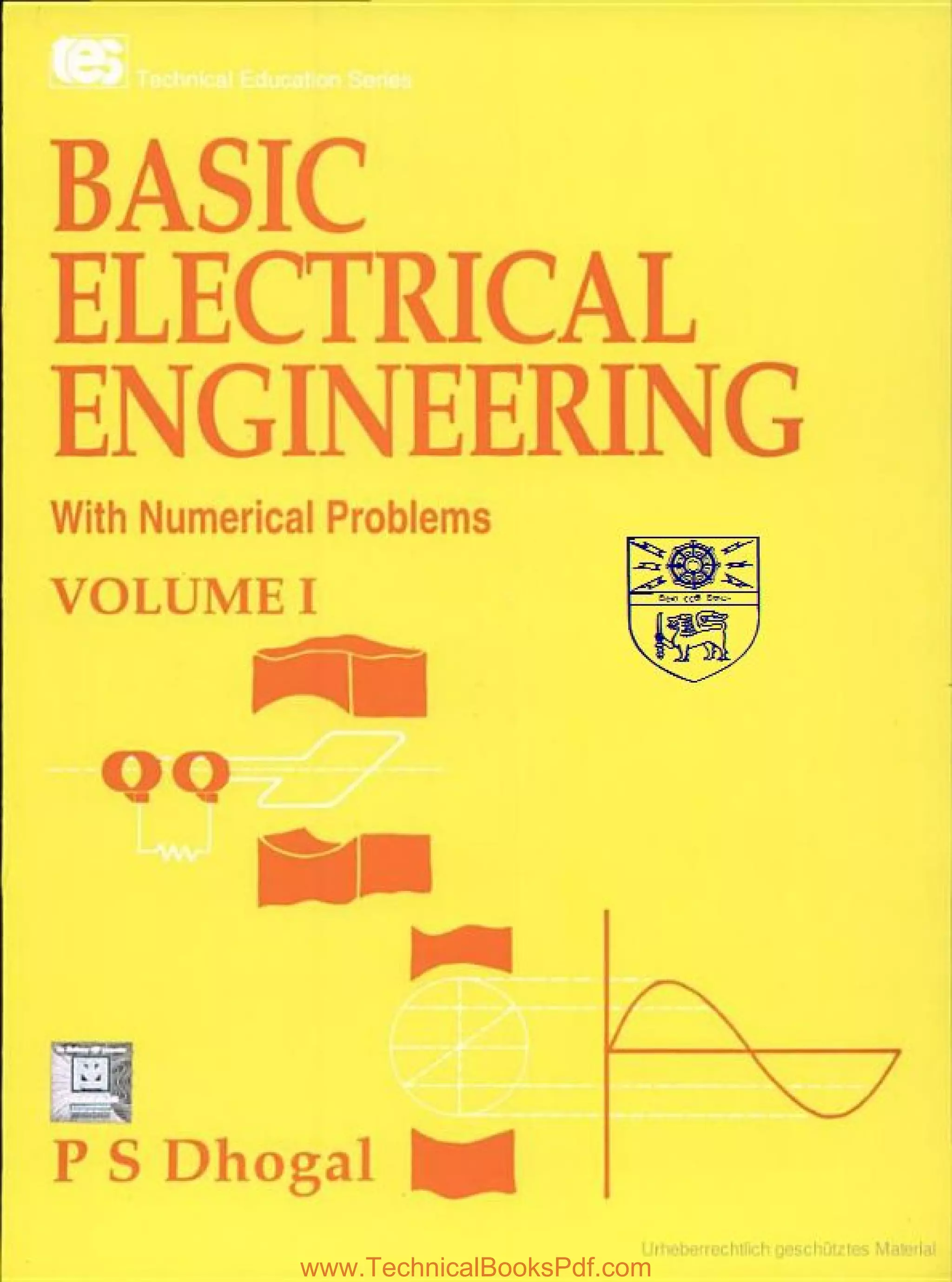 Basic electrical engineering with numerical problems volume 1 by p s ...