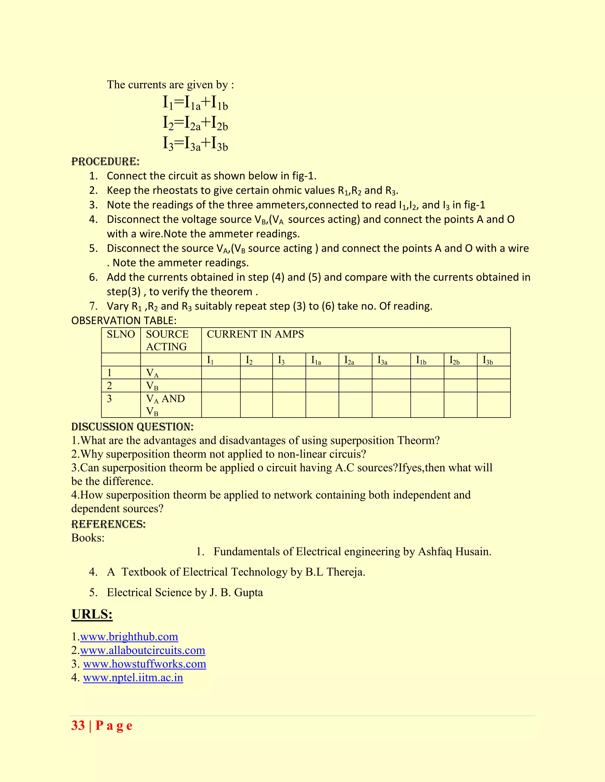 Basic electrical lab manual | DOCX