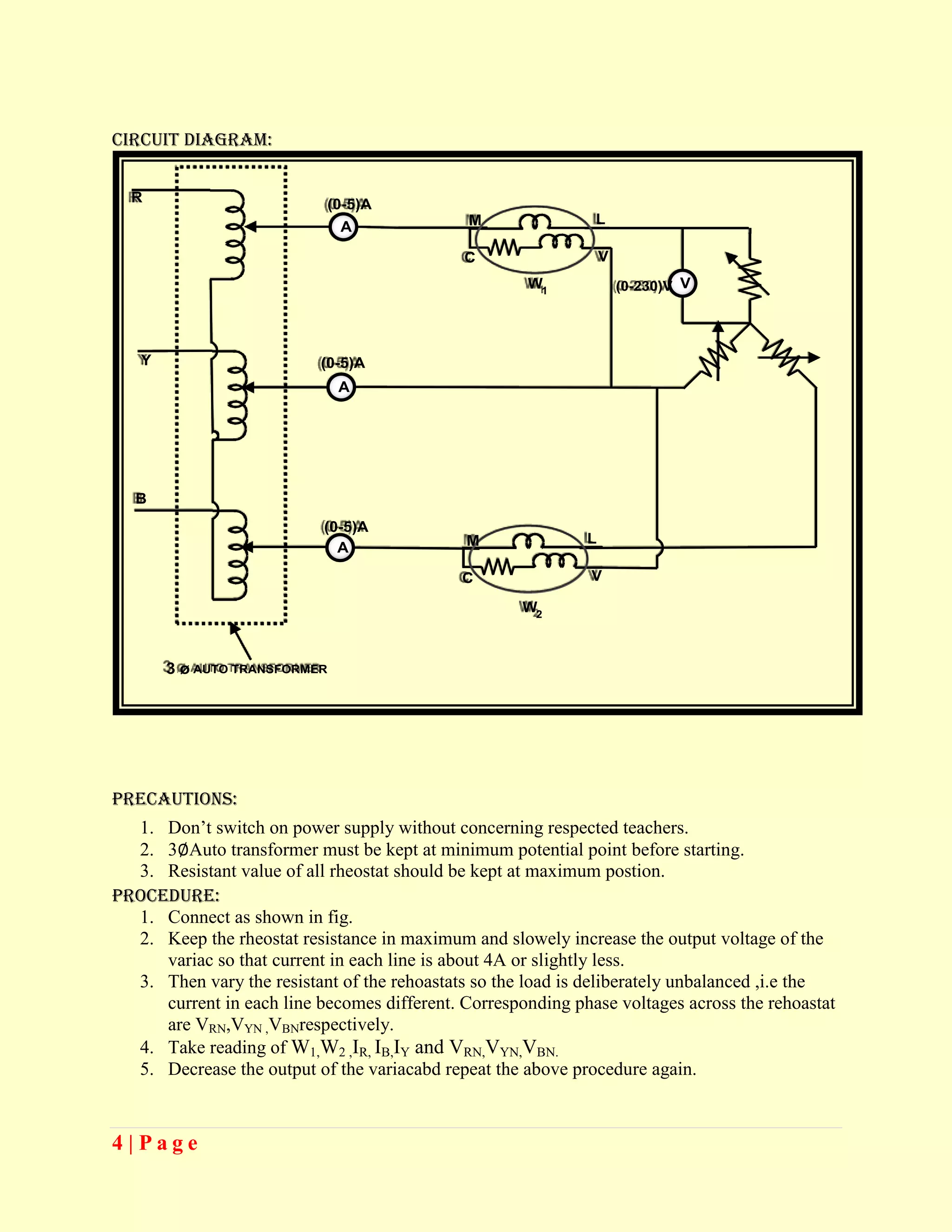Basic electrical lab manual | PDF