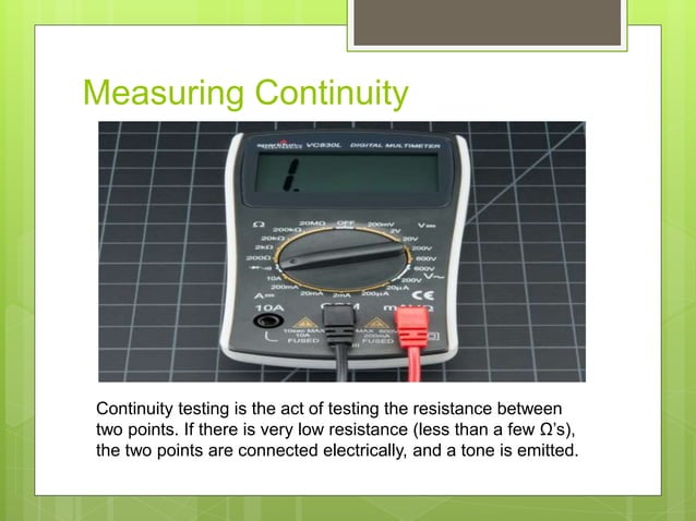 Basic electrical measuring instruments | PPTX