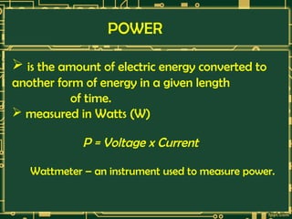Basic electrical quantities | PPT