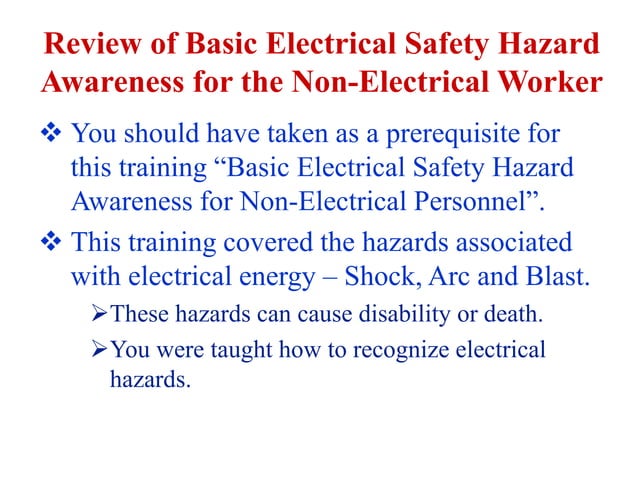 Basic Electrical safety.ppt | First Aid | Injuries