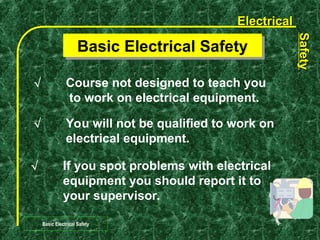 basic electrical safety presentation for you | PPT