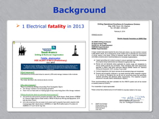 Basic Electrical Safety. Electrical hazards | PPTX