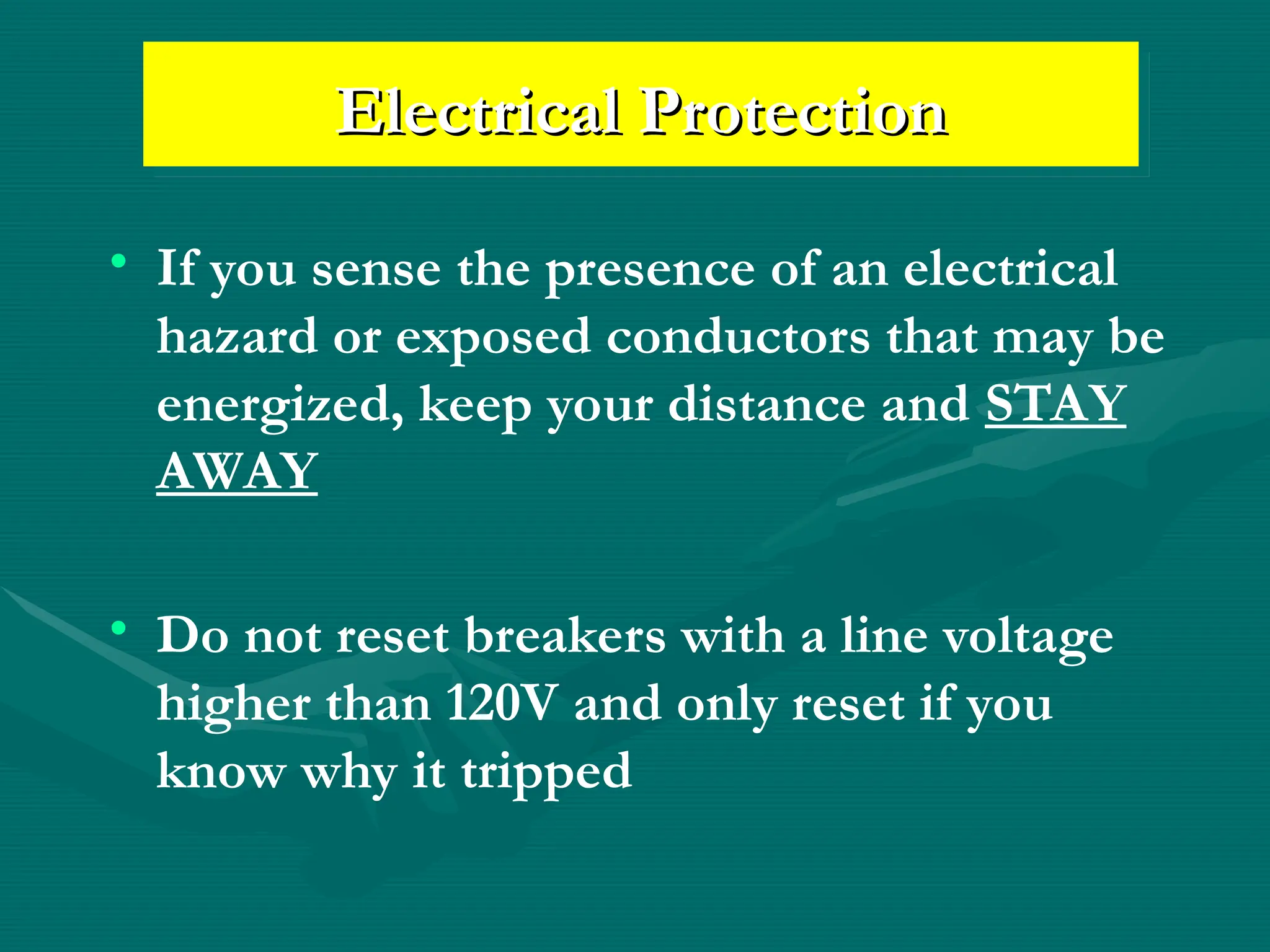 Basic Electrical Safety 1YUTEFEFDFDFX.ppt