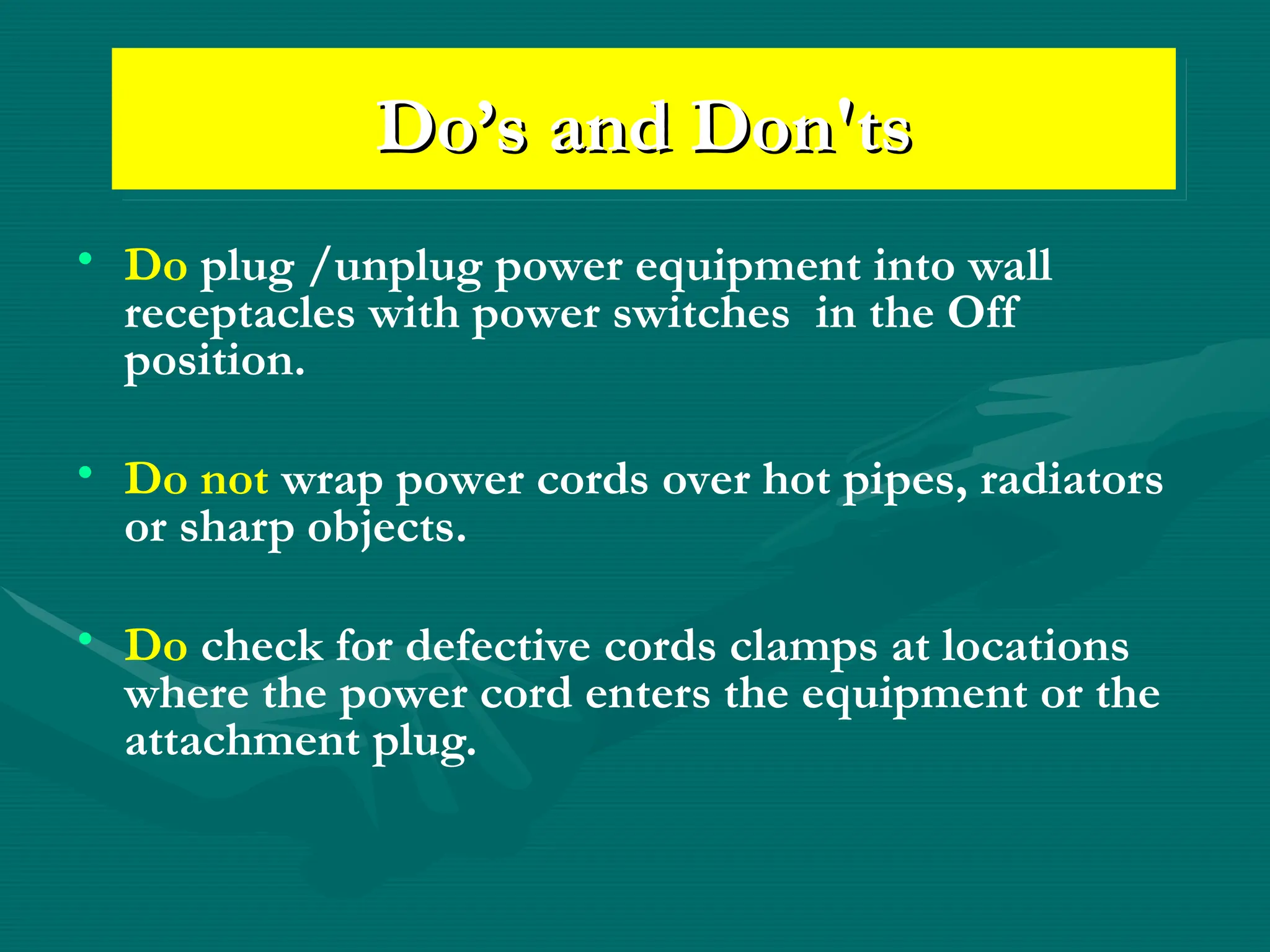 Basic Electrical Safety 1YUTEFEFDFDFX.ppt