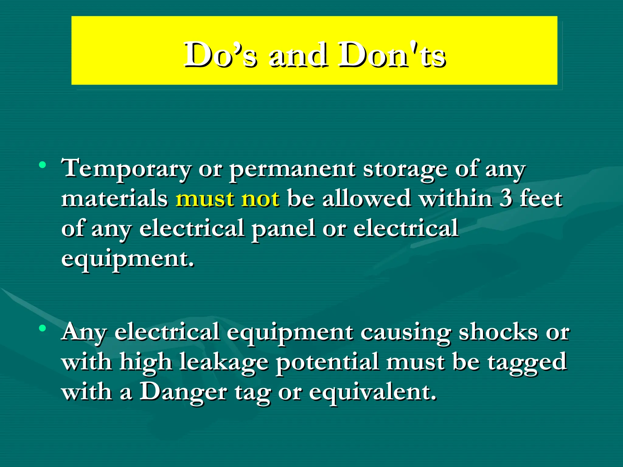 Basic Electrical Safety 1YUTEFEFDFDFX.ppt
