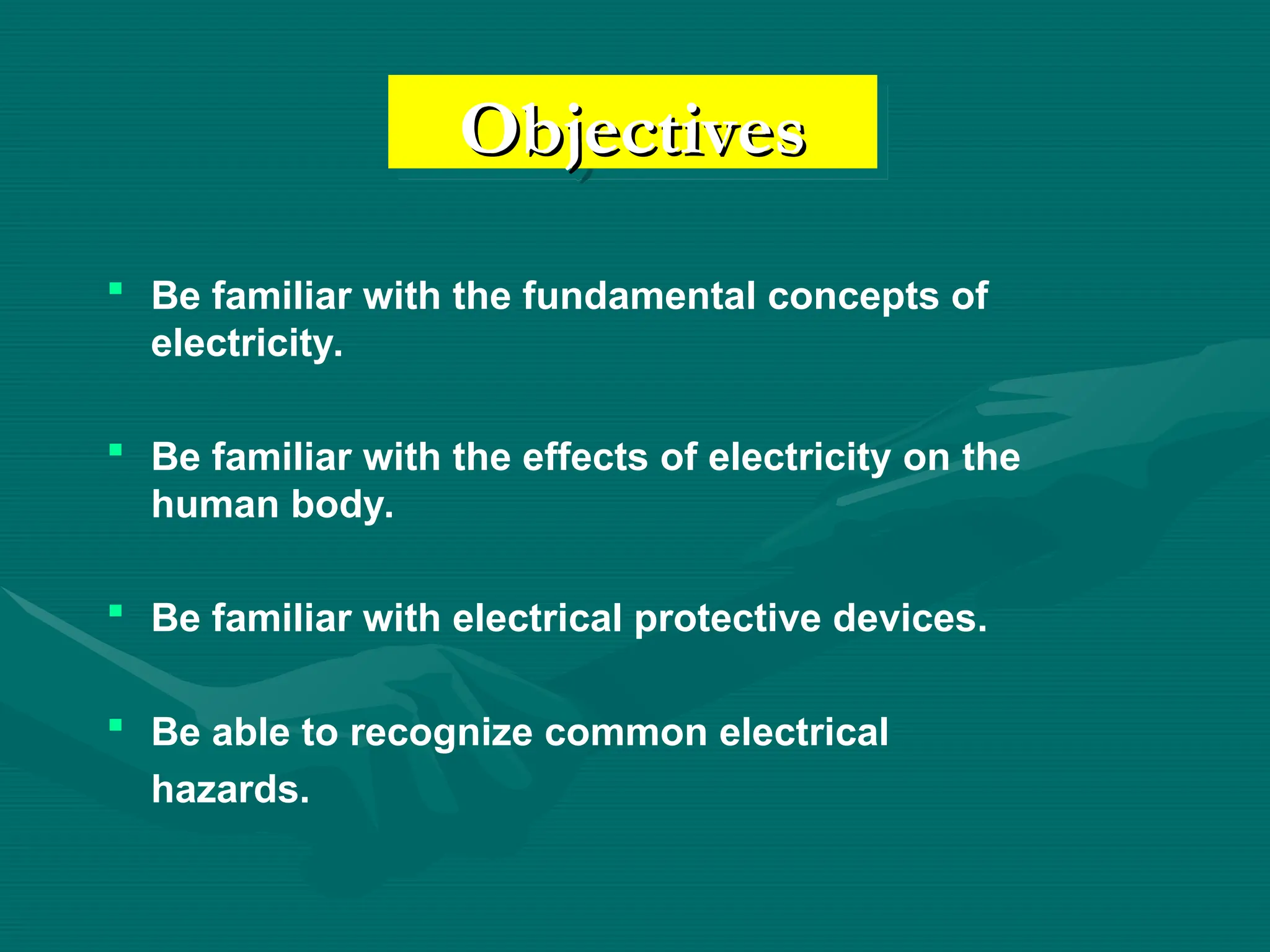 Basic Electrical Safety 1YUTEFEFDFDFX.ppt