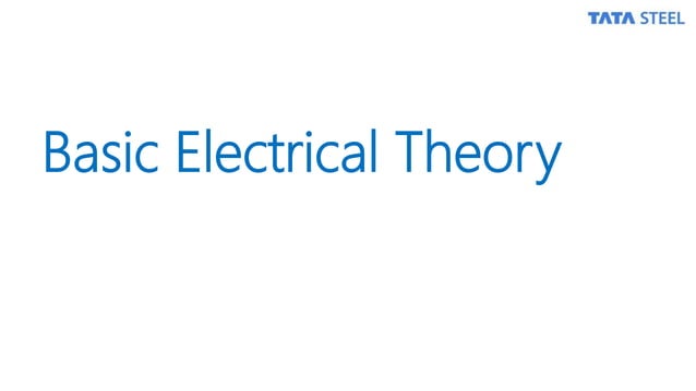 Basic Electrical Theory | PPTX | Power and Energy Industry | Industries