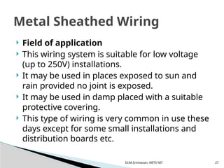 Electrical Estimation and Costing Basic Electrical wiring Unit 2.pptx