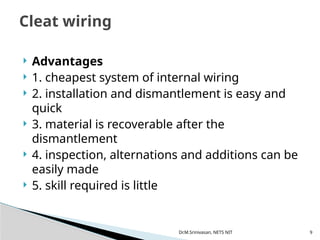 Electrical Estimation and Costing Basic Electrical wiring Unit 2.pptx