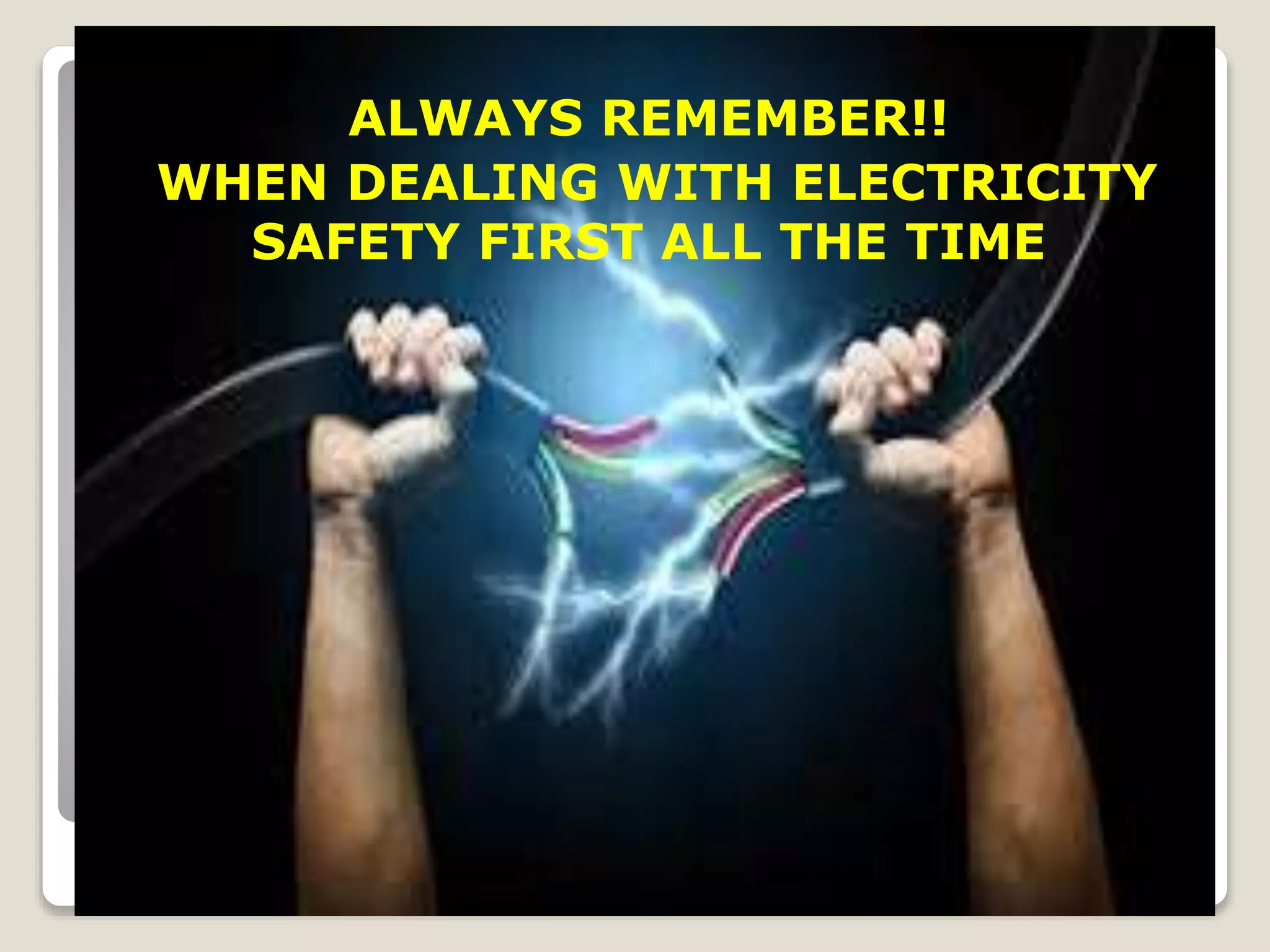 Basic electricity | PPTX