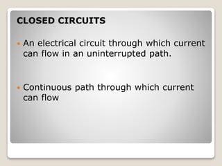 Basic electricity | PPTX
