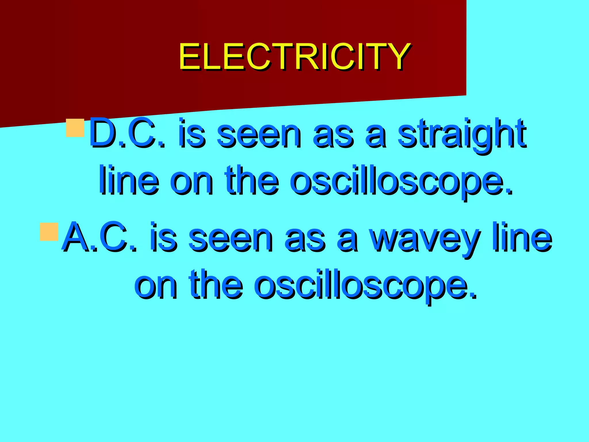 Basic electricity 2 | PPT | Physics | Science