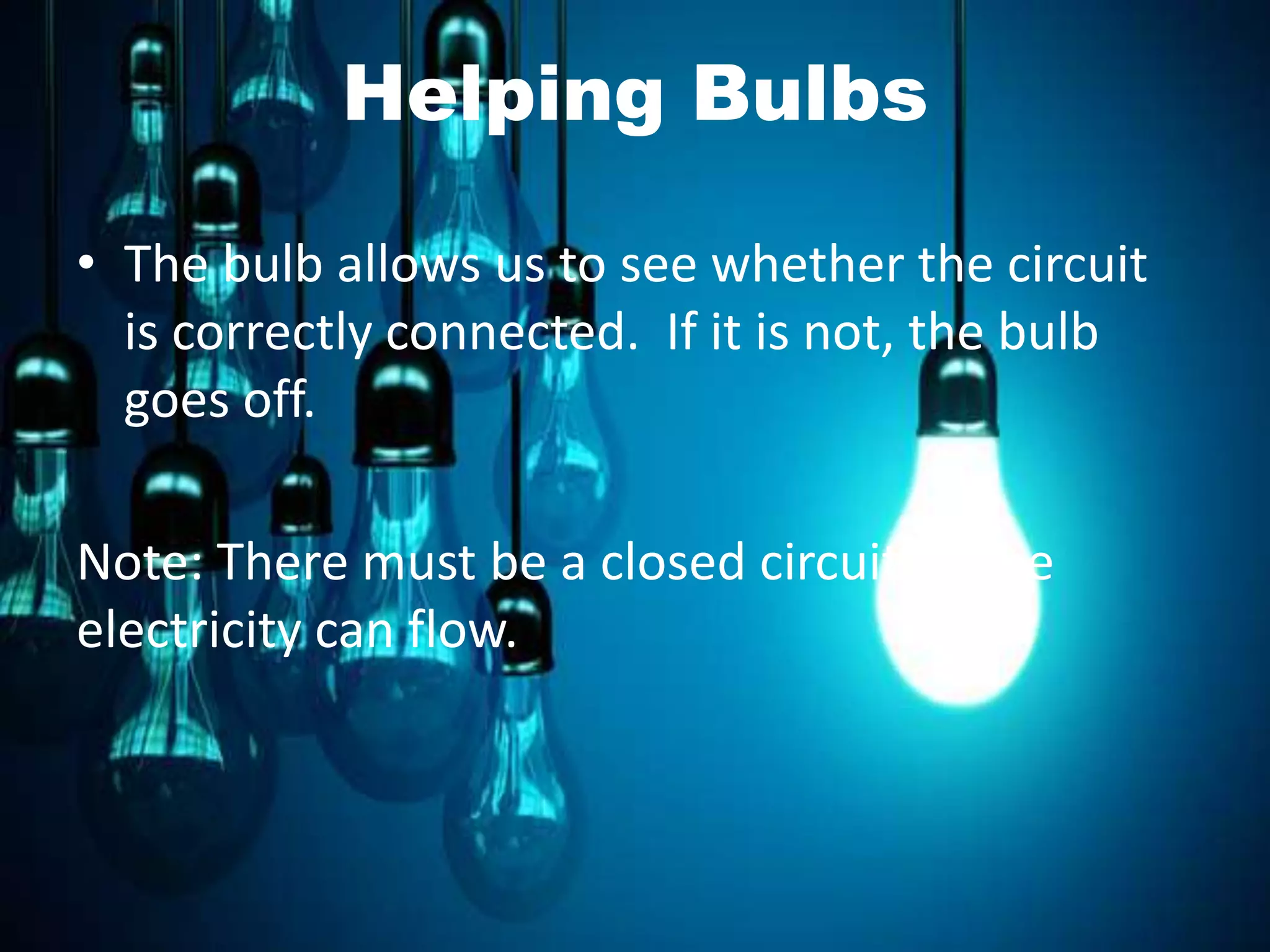 Basic Electricity 4th grade level | PPTX