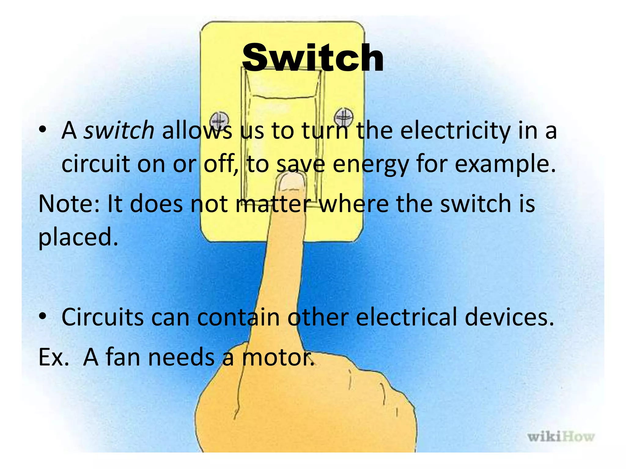 Basic Electricity 4th grade level | PPTX