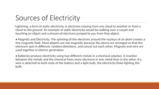 BASIC ELECTRICITY & ELECTRONICS.pptx....... | PPTX