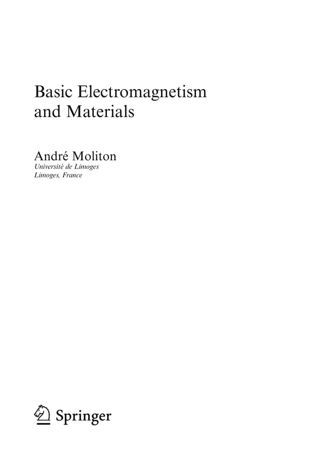 Basic Electromagnetism and Materials.pdf