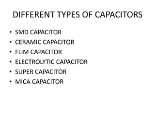 Basic electronic components | PPTX