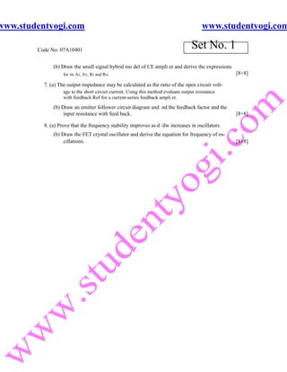 Basic electronic devices and circuits | PDF