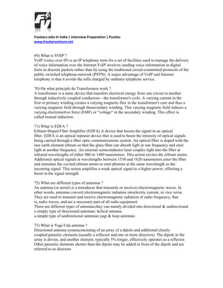 Basic+electronic+interview+questions+and+answers | PDF