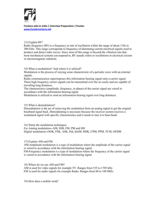 Basic+electronic+interview+questions+and+answers | PDF