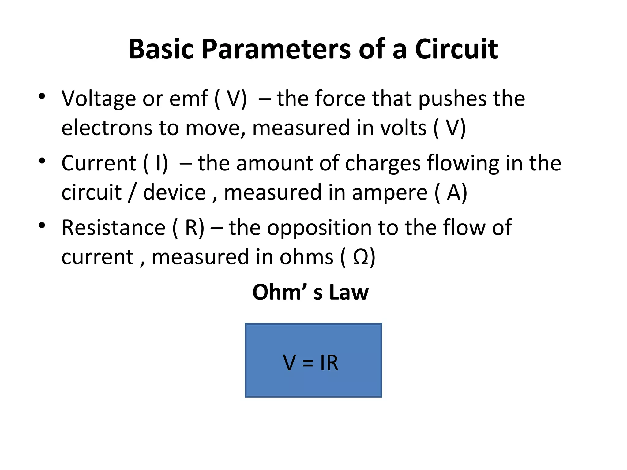 Introduction to Basic electronics | PPT