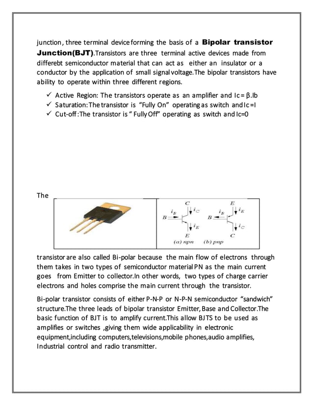 Basic electronics | PDF