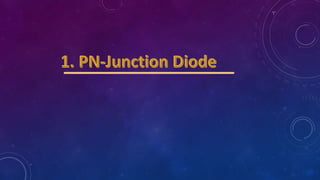 Basic electronics (p-n Junction) | PPT