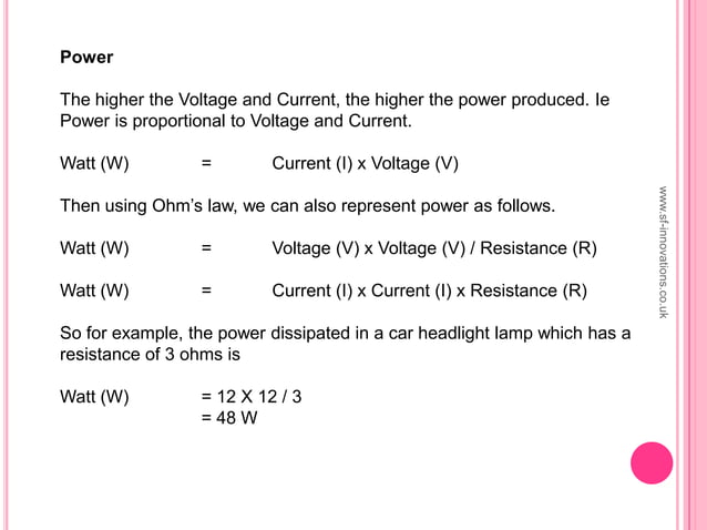 Basic Electronics - Ohm's Law | PPTX | Consumer Electronics | Technology & Computing
