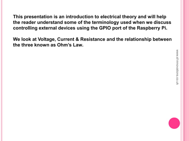 Basic Electronics - Ohm's Law | PPTX | Consumer Electronics | Technology & Computing