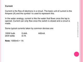 Basic Electronics - Ohm's Law | PPTX