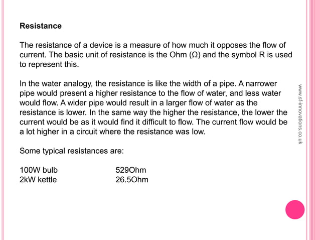 Basic Electronics - Ohm's Law | PPTX | Consumer Electronics | Technology & Computing