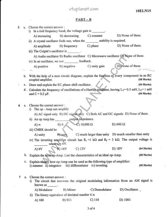 Basic electronics qp jan_2011 | PDF | Consumer Electronics | Technology & Computing