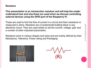 Basic Electronics - Resistors | PPT