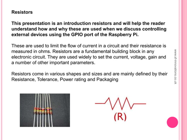 Basic Electronics - Resistors | PPT