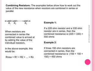 Basic Electronics - Resistors | PPT