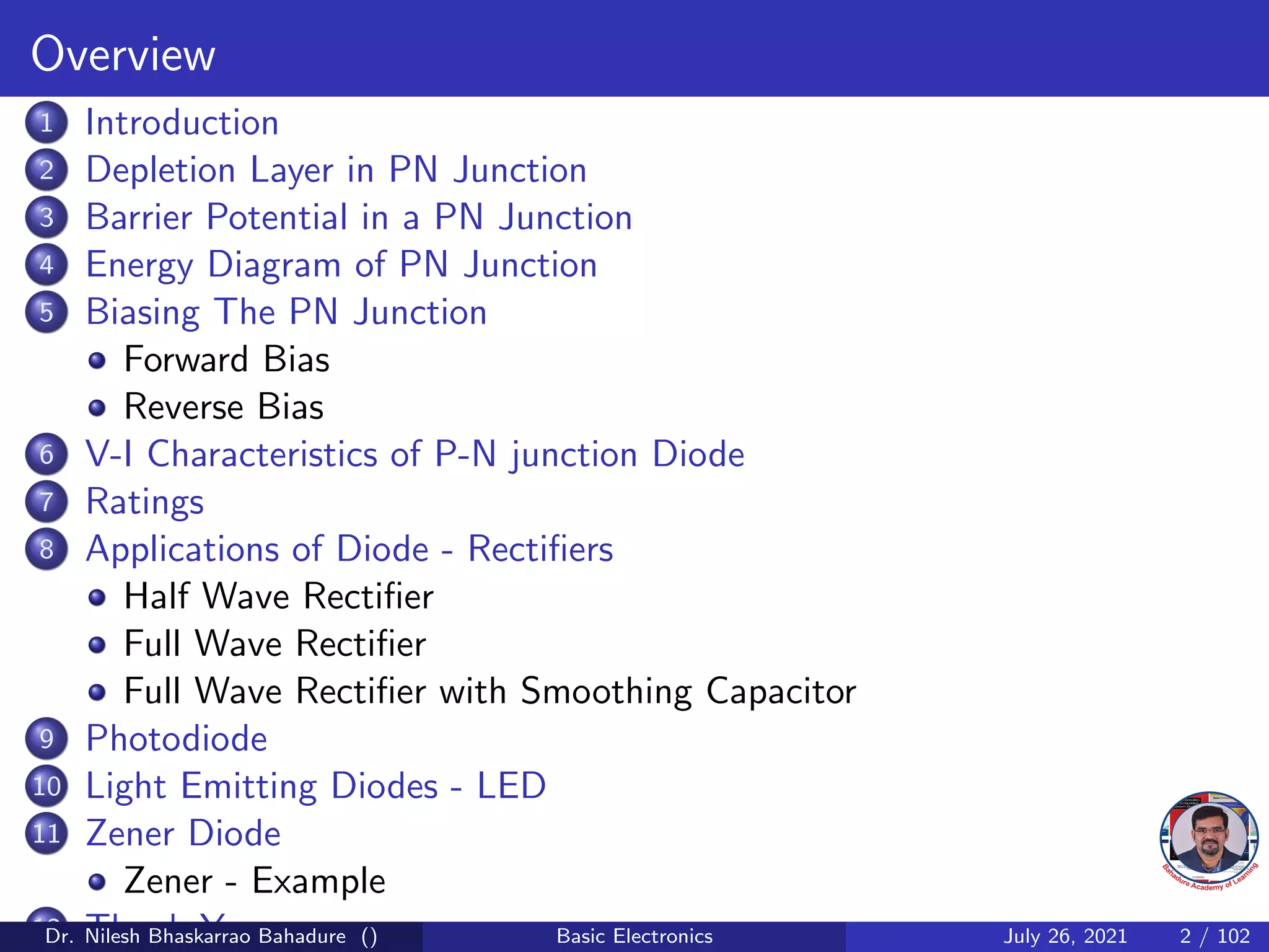 Basic Electronics Semiconductor Diodes | PDF