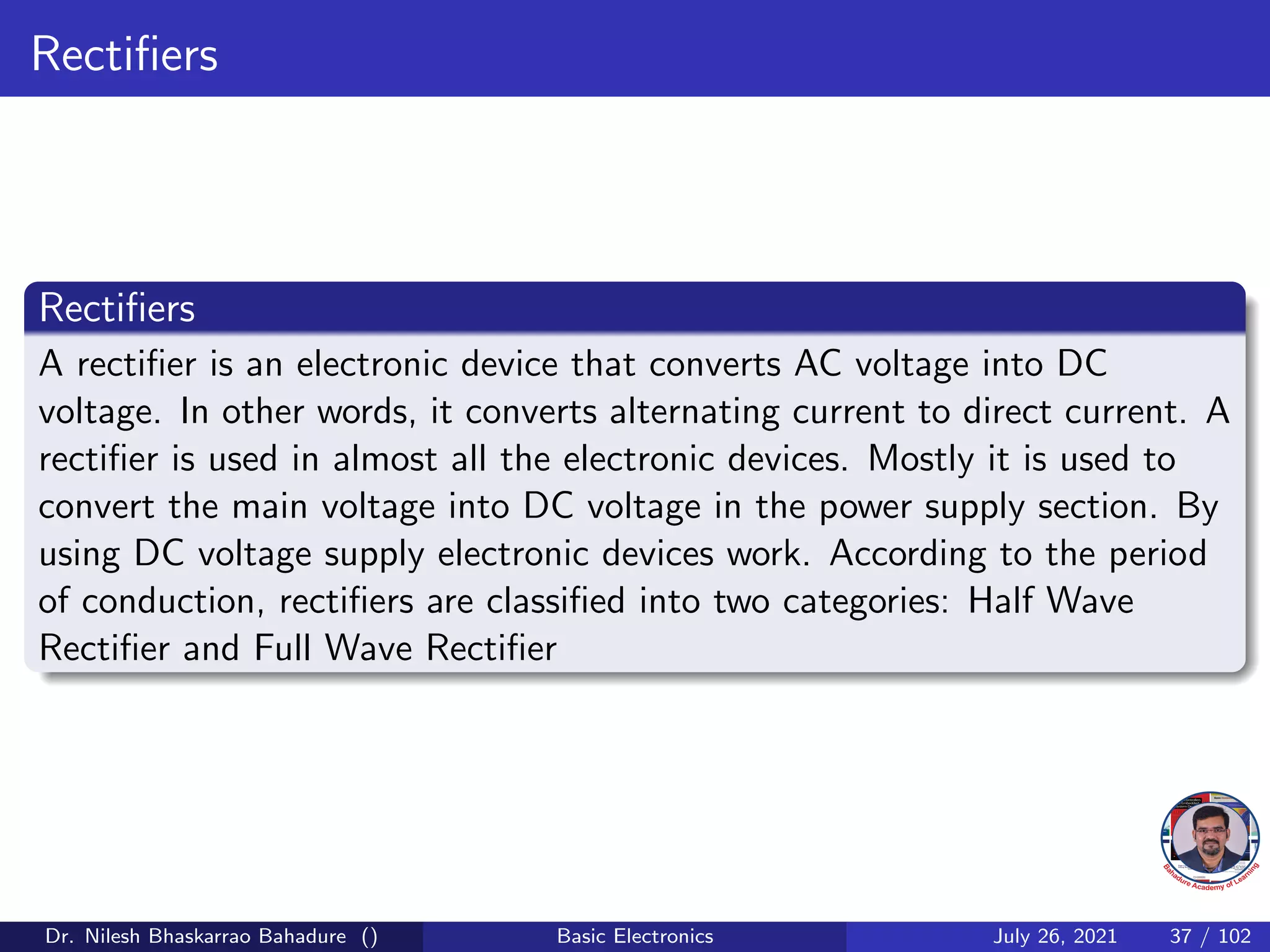 Basic Electronics Semiconductor Diodes | PDF