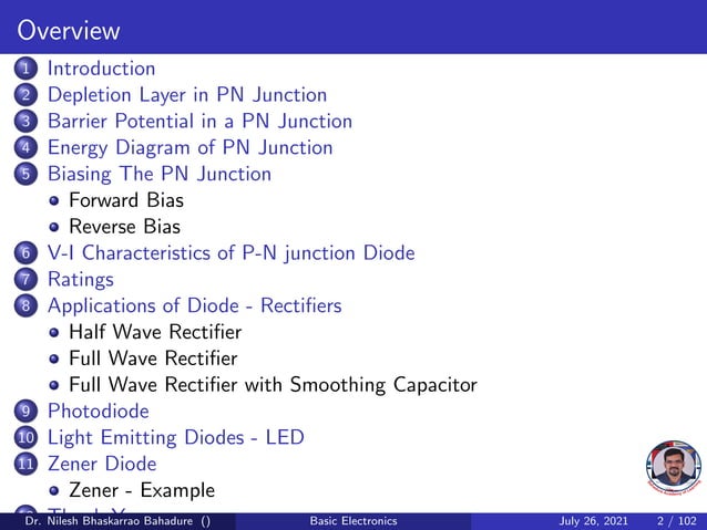 Basic Electronics Semiconductor Diodes | PDF | Chemistry | Science