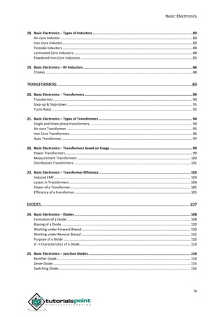 Basic electronics tutorial | PDF