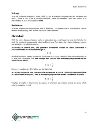 Basic electronics tutorial | PDF