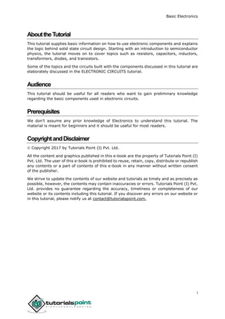 Basic Electronic Components Tutorial