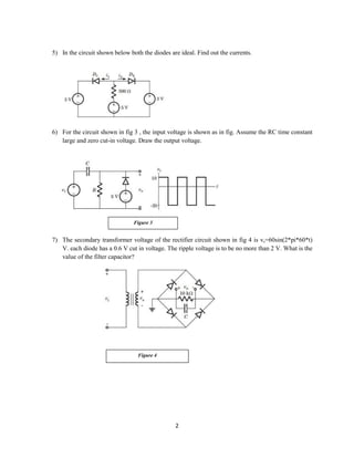 Basic electronics Tutorial 3 | PDF