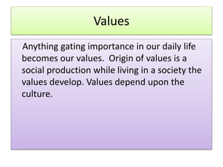 Basic element of culture | PPTX