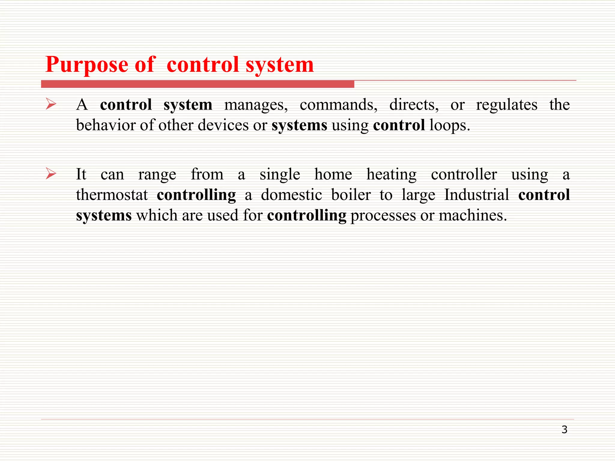 Basic elements in control systems | PPT
