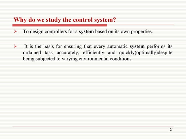 Basic elements in control systems | PPT
