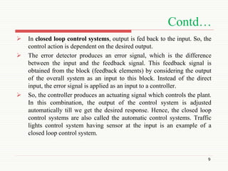 Basic elements in control systems | PPT